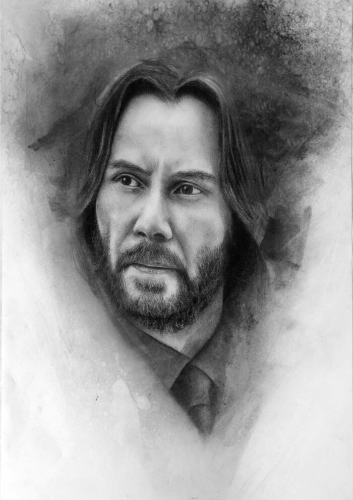 Pixels From Mars – Pencil Portraits // Drawing Art